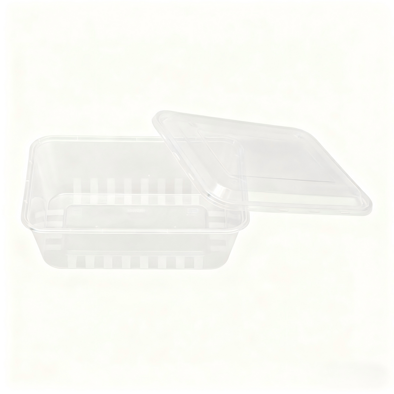 7.87X5.51X0.984 In Rectangle Clear Plastic PP High Barrier Tray