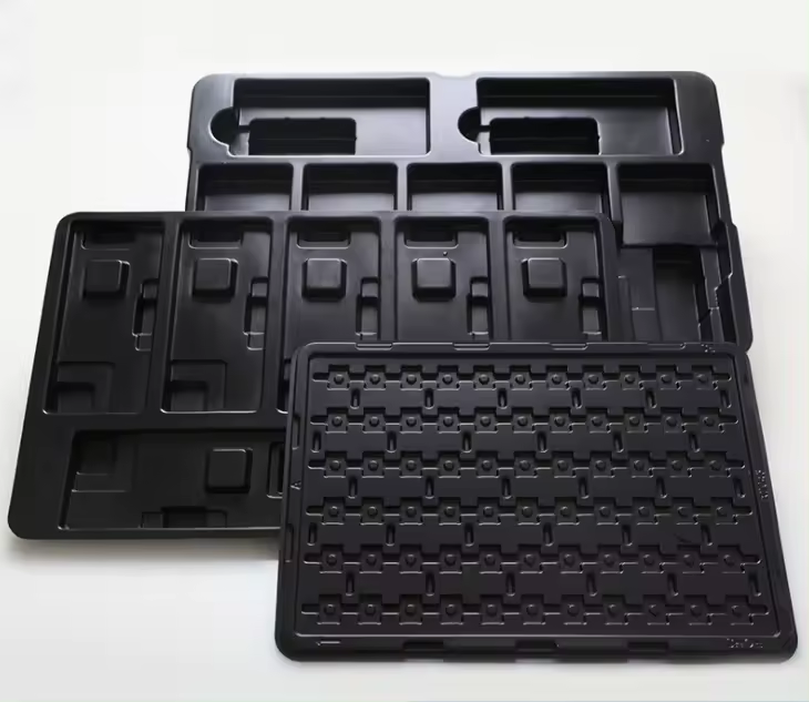 0.2-1.8mm Black ESD Anti-Static HIPS Sheet for Electronic Packaging - HSQY